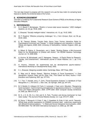 HRI for Interactive Humanoid Head Amir-II for Visual Tracking and ...