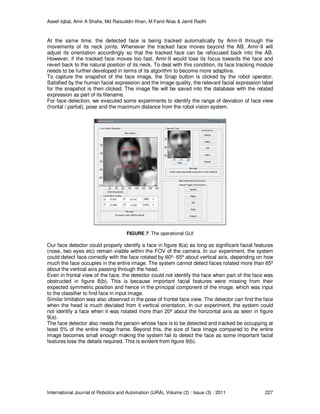 HRI for Interactive Humanoid Head Amir-II for Visual Tracking and ...