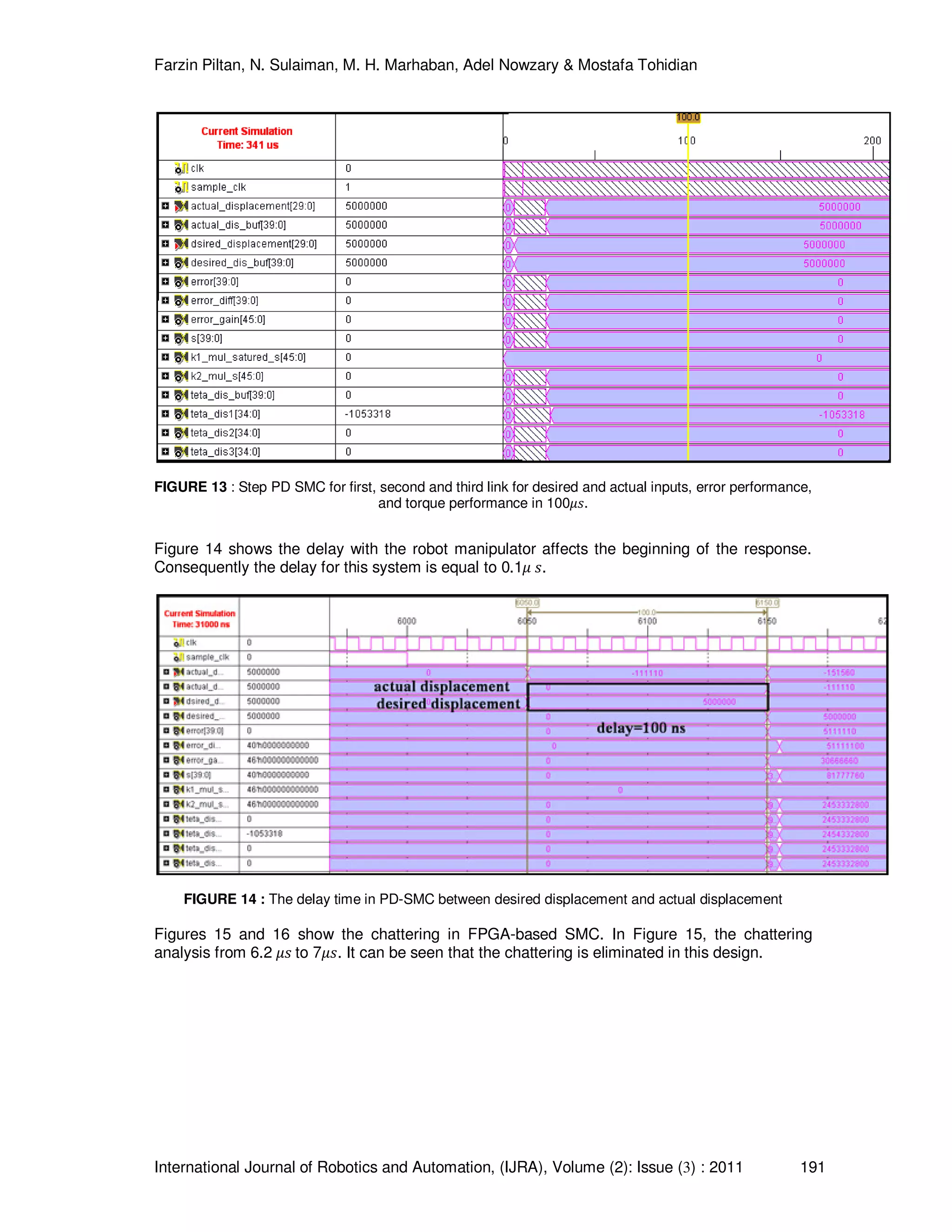 Design of FPGA-based Sliding Mode Controller for Robot Manipulator | PDF | Robotics | Technology ...