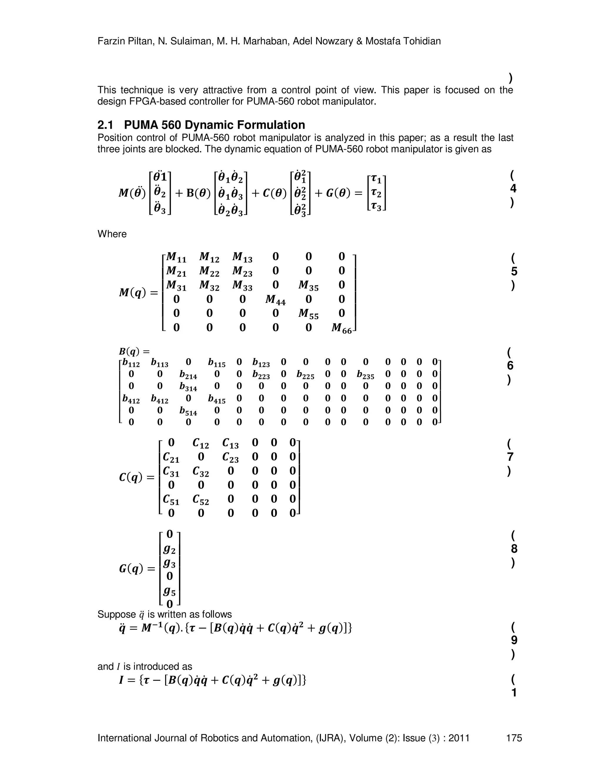 Design of FPGA-based Sliding Mode Controller for Robot Manipulator | PDF | Robotics | Technology ...