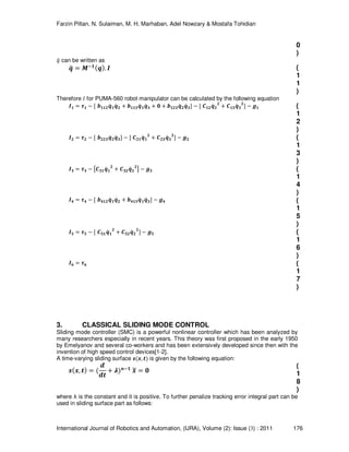 Design of FPGA-based Sliding Mode Controller for Robot Manipulator | PDF | Robotics | Technology ...