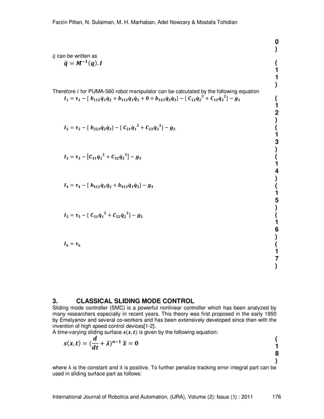 Design of FPGA-based Sliding Mode Controller for Robot Manipulator | PDF | Robotics | Technology ...