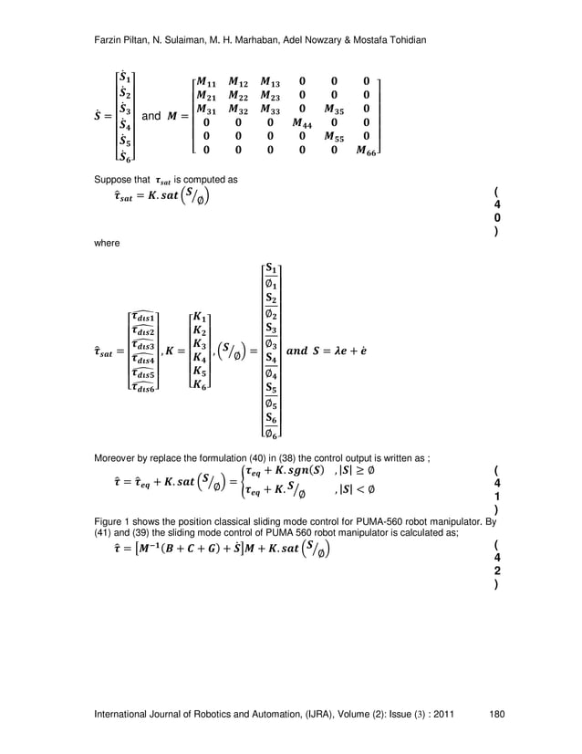 Design of FPGA-based Sliding Mode Controller for Robot Manipulator | PDF | Robotics | Technology ...