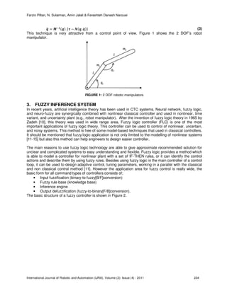 Design of Model Free Adaptive Fuzzy Computed Torque Controller for a Nonlinear Second Order ...