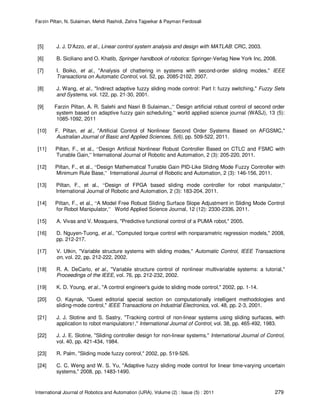Design and Implementation of Sliding Mode Algorithm: Applied to Robot ...