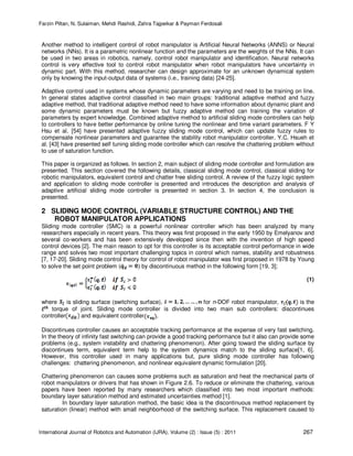 Design and Implementation of Sliding Mode Algorithm: Applied to Robot Manipulator-A Review | PDF