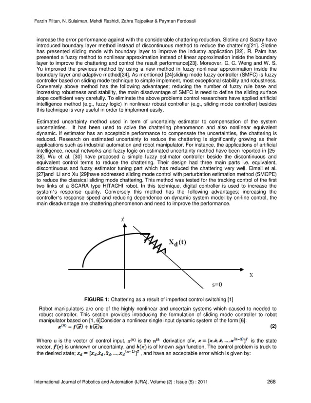 Design And Implementation Of Sliding Mode Algorithm Applied To Robot 0267