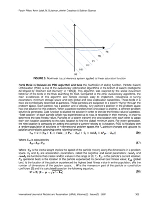 Novel Artificial Control of Nonlinear Uncertain System: Design a Novel Modified PSO SISO ...