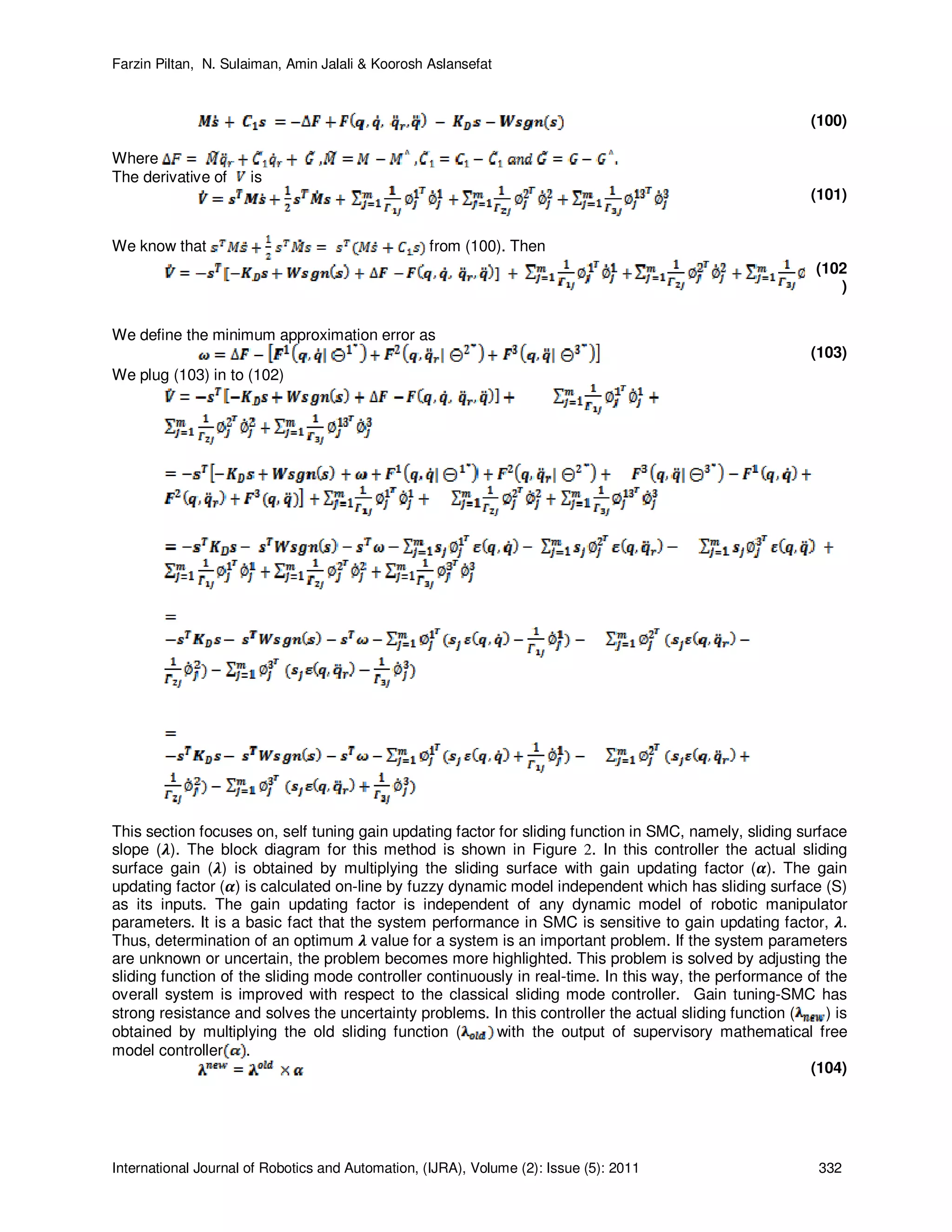 Evolutionary Design of Mathematical tunable FPGA Based MIMO Fuzzy Estimator Sliding Mode Based ...
