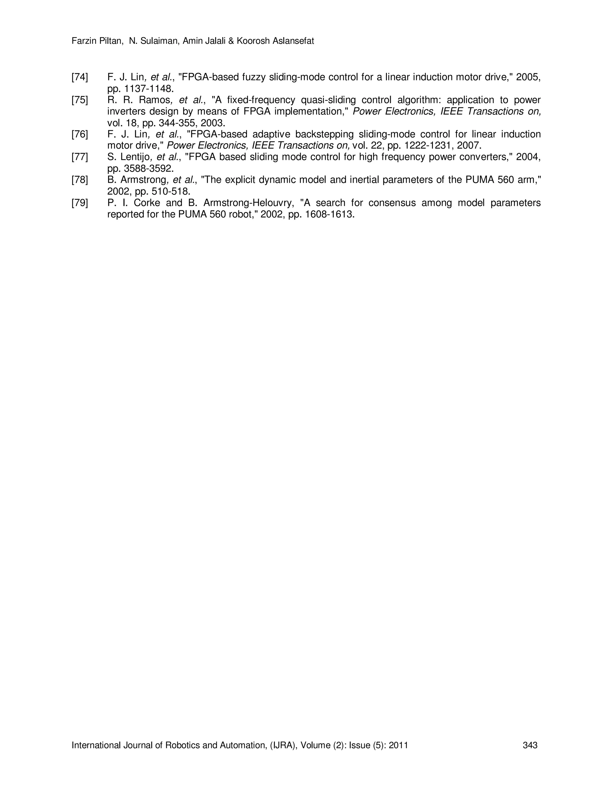 Evolutionary Design of Mathematical tunable FPGA Based MIMO Fuzzy Estimator Sliding Mode Based ...