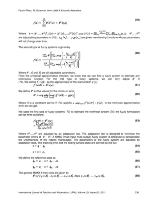 Evolutionary Design of Mathematical tunable FPGA Based MIMO Fuzzy Estimator Sliding Mode Based ...