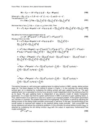 Evolutionary Design of Mathematical tunable FPGA Based MIMO Fuzzy Estimator Sliding Mode Based ...