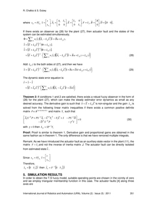 Simultaneous State and Actuator Fault Estimation With Fuzzy Descriptor PMID and PD Observers for ...