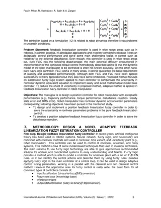 Design Novel Nonlinear Controller Applied to Robot Manipulator: Design New Feedback ...