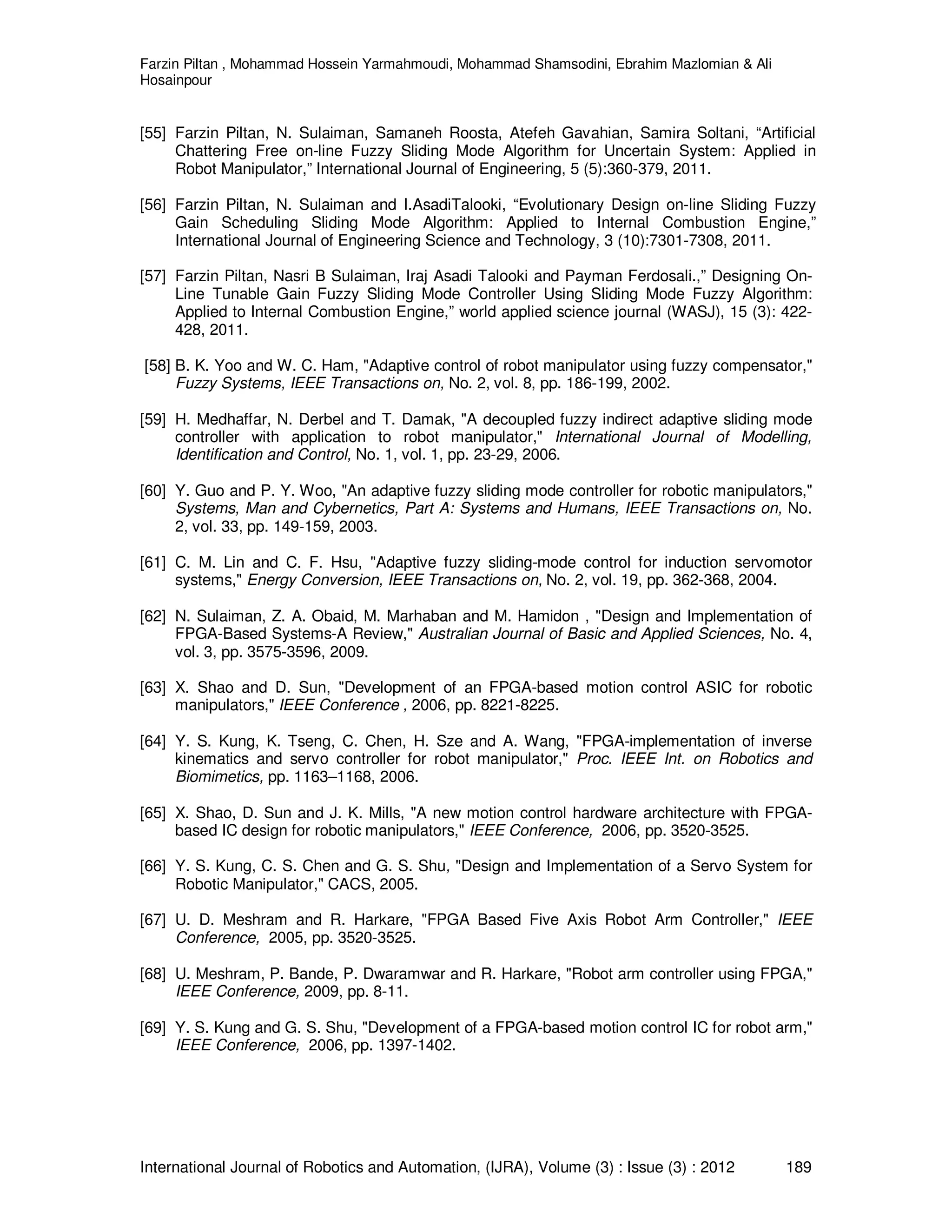 PUMA-560 Robot Manipulator Position Computed Torque Control Methods Using MATLAB/SIMULINK and ...