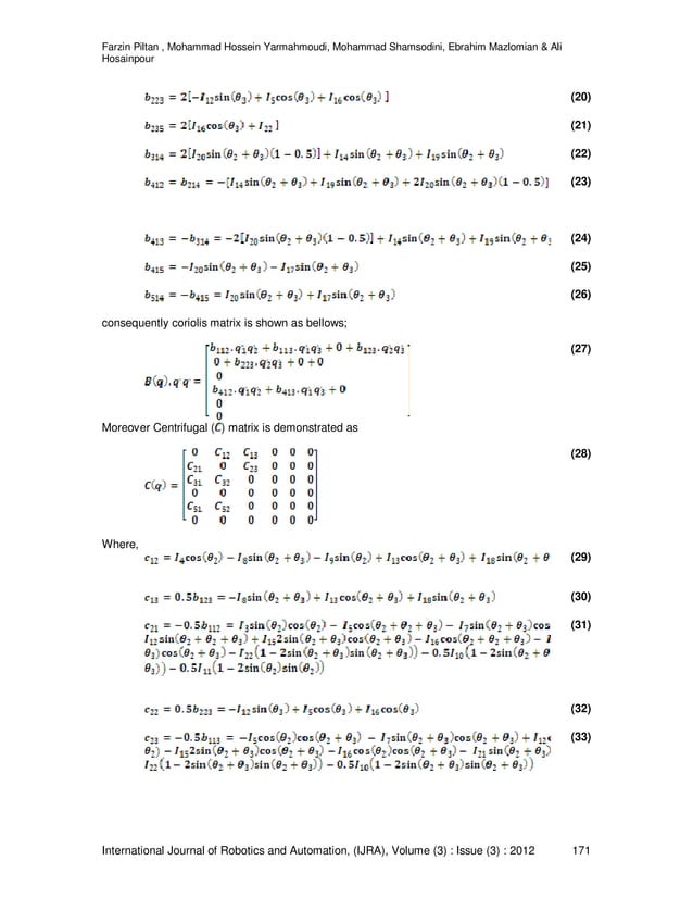 PUMA-560 Robot Manipulator Position Computed Torque Control Methods Using MATLAB/SIMULINK and ...