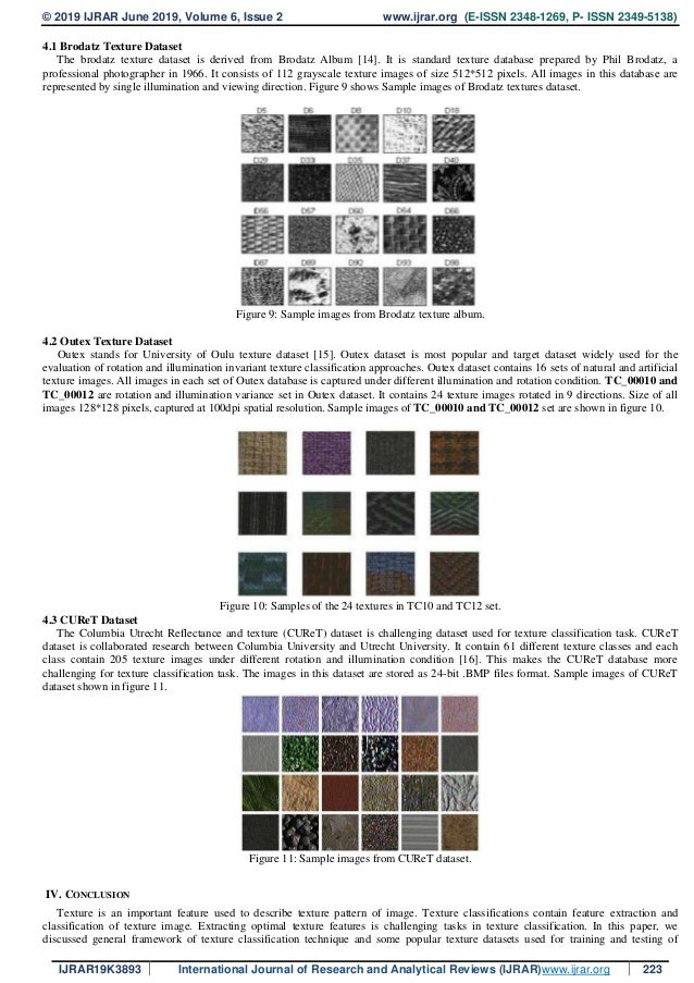 Texture Classification