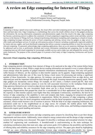 IJRAR1BHP007bbhjkmmgcxxfhnjkjkmmgfgvhjjjvv | PDF