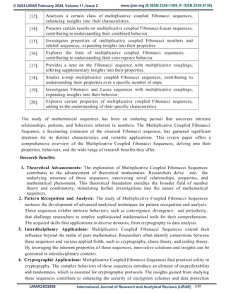 A STUDY OF THE MULTIPLICATIVE COUPLED FIBONACCI SEQUENCES | PDF