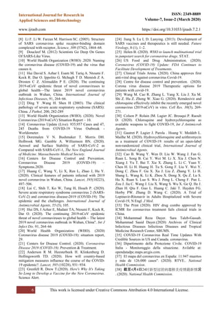 COVID-19 (An International Trauma): A Brief Analysis on Research Trends ...