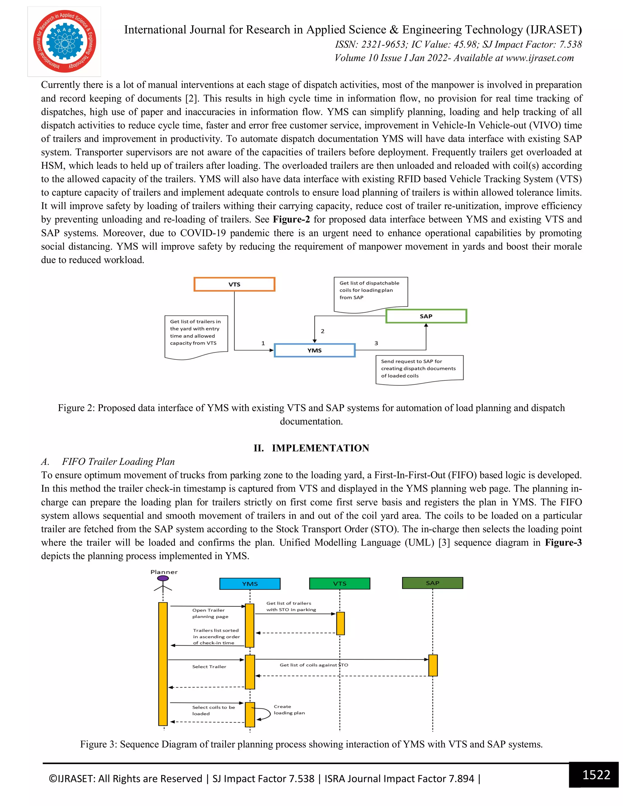Yard Management System for Efficient Trailer Dispatches | PDF