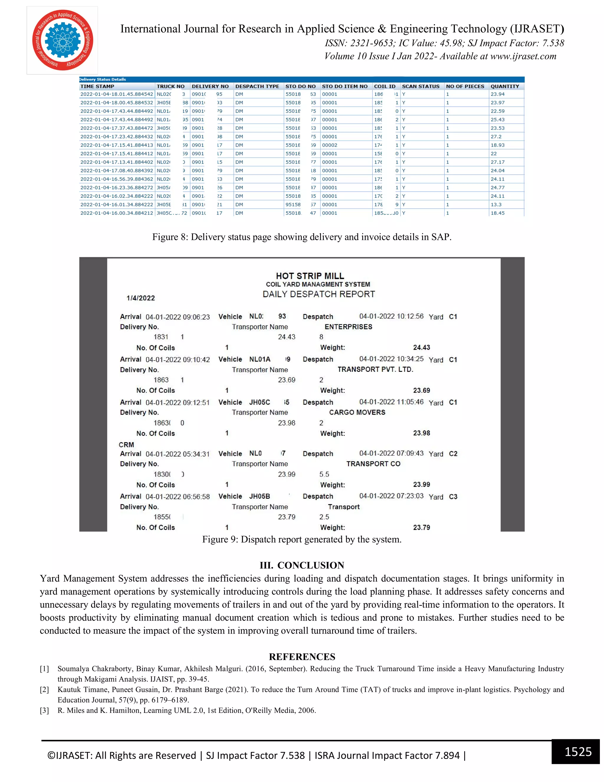 Yard Management System for Efficient Trailer Dispatches | PDF