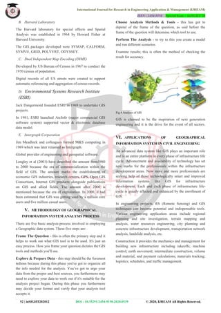 GIS in Civil Engineering | PDF