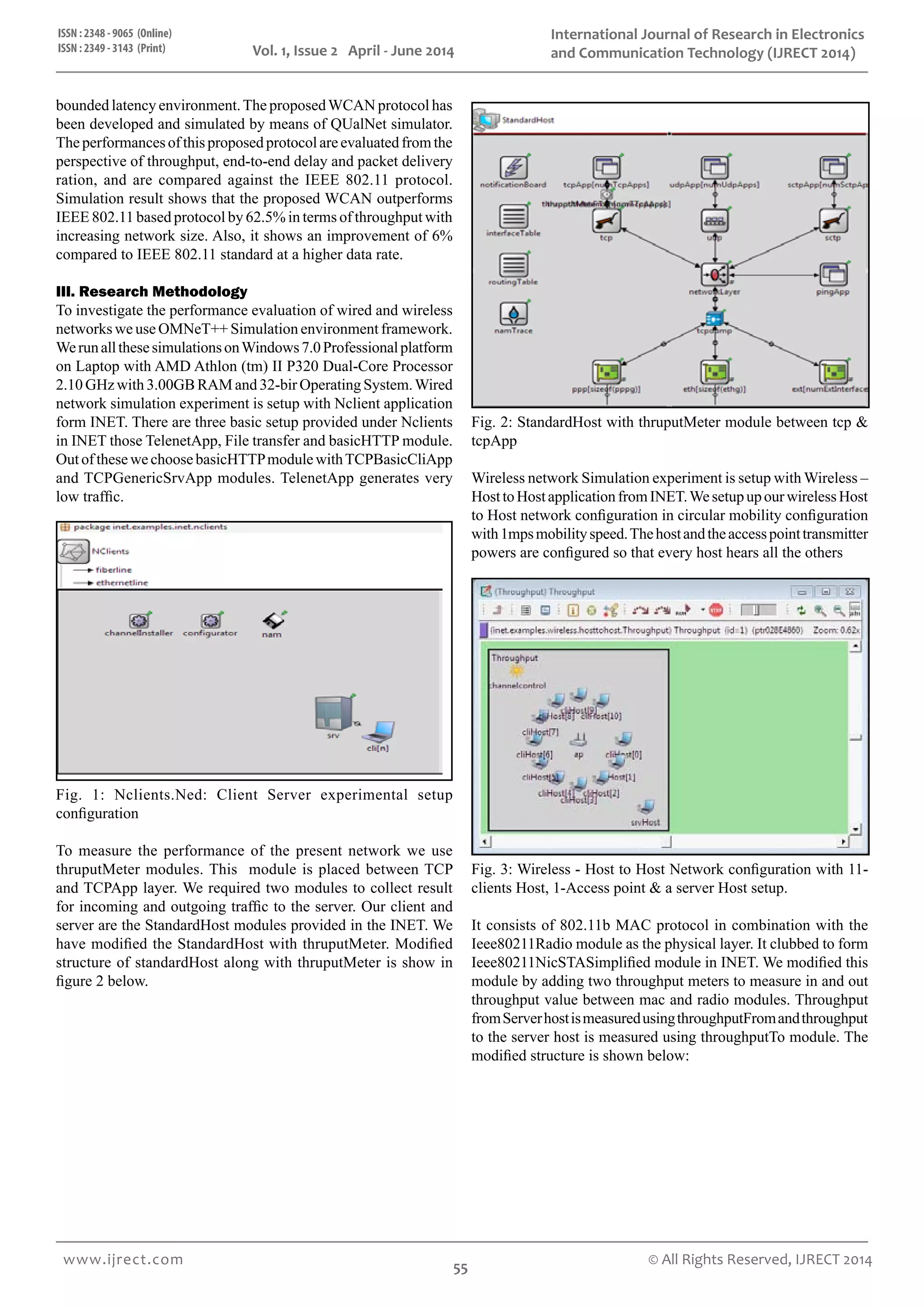 Wired And Wireless Computer Network Performance Evaluation Using 7422