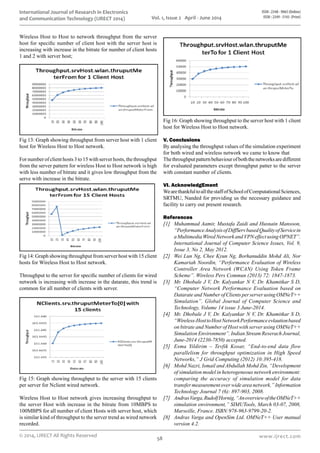 Wired and Wireless Computer Network Performance Evaluation Using OMNeT++ Simulation Environment ...