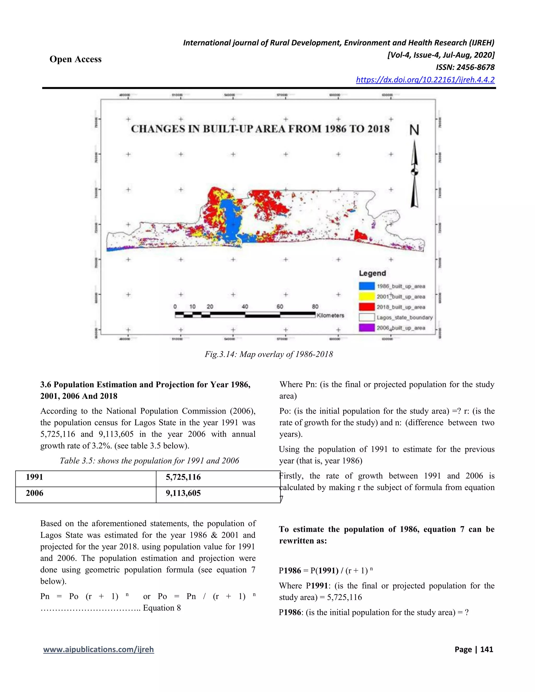 Land use/ land cover classification and change detection mapping: A ...