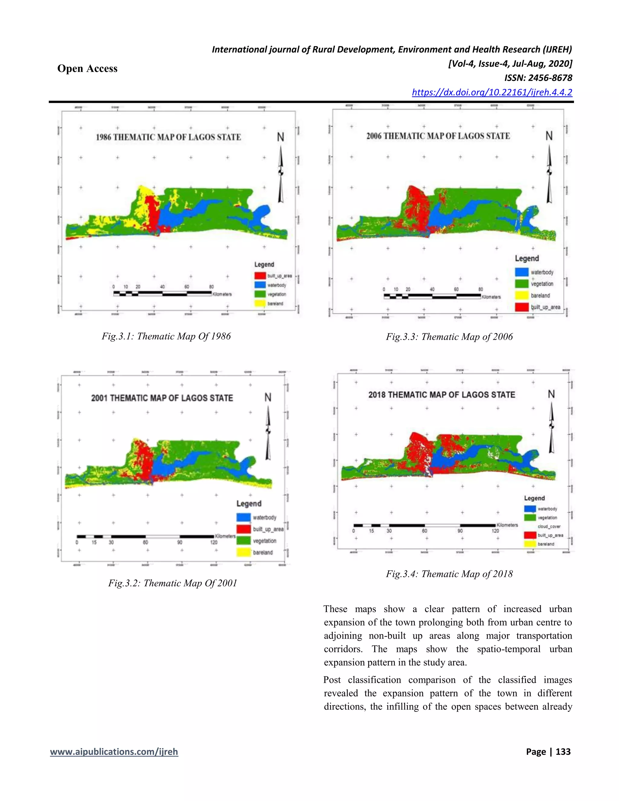 Land use/ land cover classification and change detection mapping: A ...