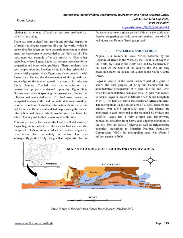 Land use/ land cover classification and change detection mapping: A ...