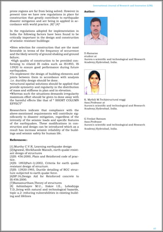 ANALYSIS AND DESIGN OF RESIDENTIAL TOWER BY DYNAMIC ANALYSIS USING ...
