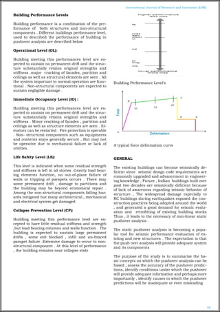 DESIGN AND ANALYSIS OF MULTI STORIED STRUCTURES USING STATIC NON LINEAR ...