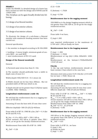 DESIGN AND ANALYSIS OF EARTH-QUAKE RESISTANT FOR MULTI-STORIED BUILDING ...