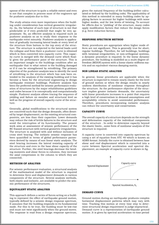PERFORMANCE BASED ANALYSIS OF VERTICALLY IRREGULAR STRUCTURE UNDER VARIOUS SEISMIC ZONES | PDF