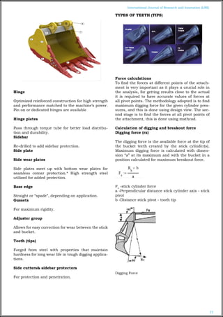 Design optimization of excavator bucket using Finite Element Method | PDF