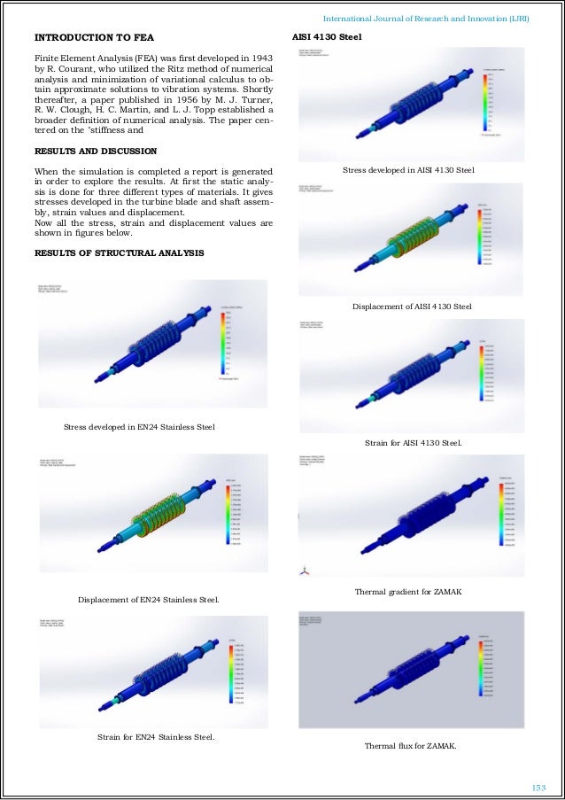 DESIGN AND ANALYSIS OF STEAM TURBINE BLADE AND SHAFT ASSEMBLY