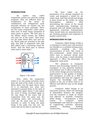 OPTIMIZED MANUFACTURING PROCESSES FOR COOLER TANK | PDF