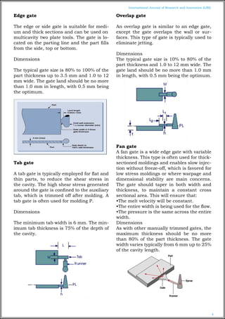 PREDICTIVE ANSLYSIS OF GATE AND RUNNER SYSTEM FOR PLASTIC INJUCTION ...