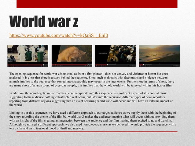 Horror title sequence analysis | PPTX