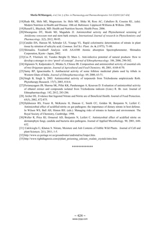 In vitro antimicrobial activity and determination of essential metal ...