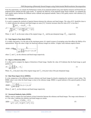 PAN Sharpening of Remotely Sensed Images using Undecimated ...