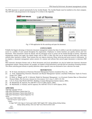 Web based of electronic document management systems | PDF