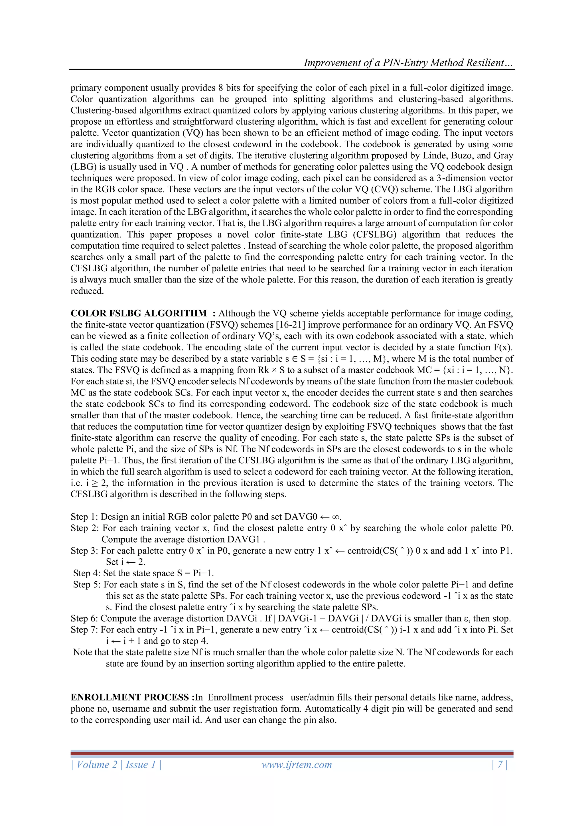 Improvement of a PIN-Entry Method Resilient to ShoulderSurfing and Recording Attacks in ATM | PDF