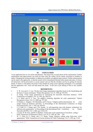 Improvement of a PIN-Entry Method Resilient to ShoulderSurfing and ...