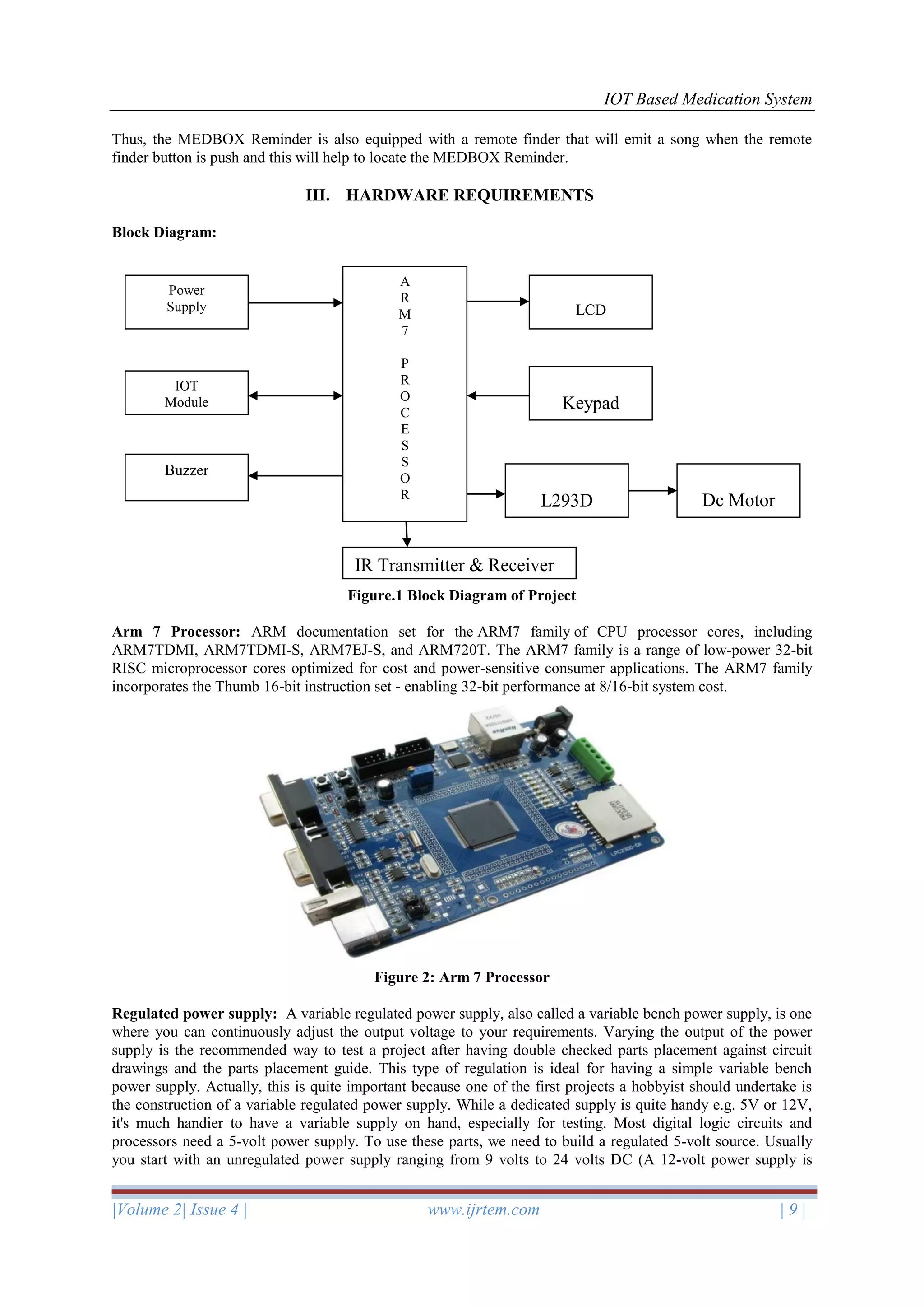 IOT Based Medication System | PDF
