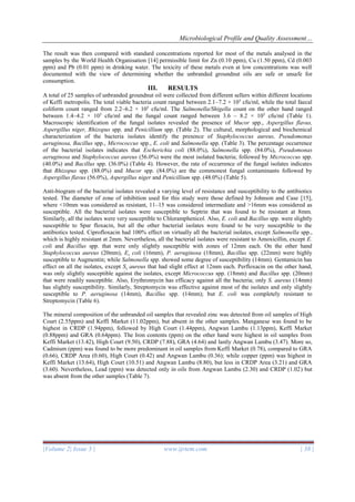 Microbiological Profile and Quality Assessment of Unbranded Groundnut ...