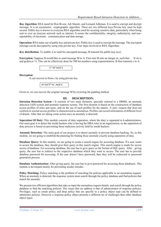 Requirement Based Intrusion Detection in Addition to Prevention Via Advanced Metering ...