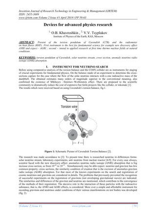 Devices for advanced physics research | PDF